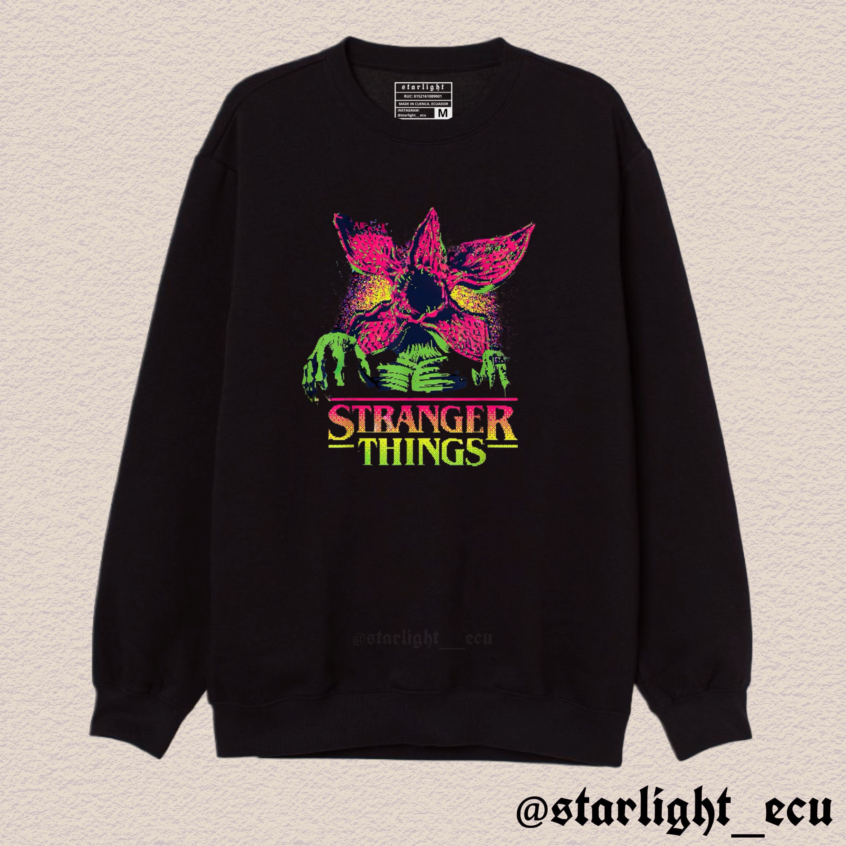 Buzo stranger things – Starlight Ecuador