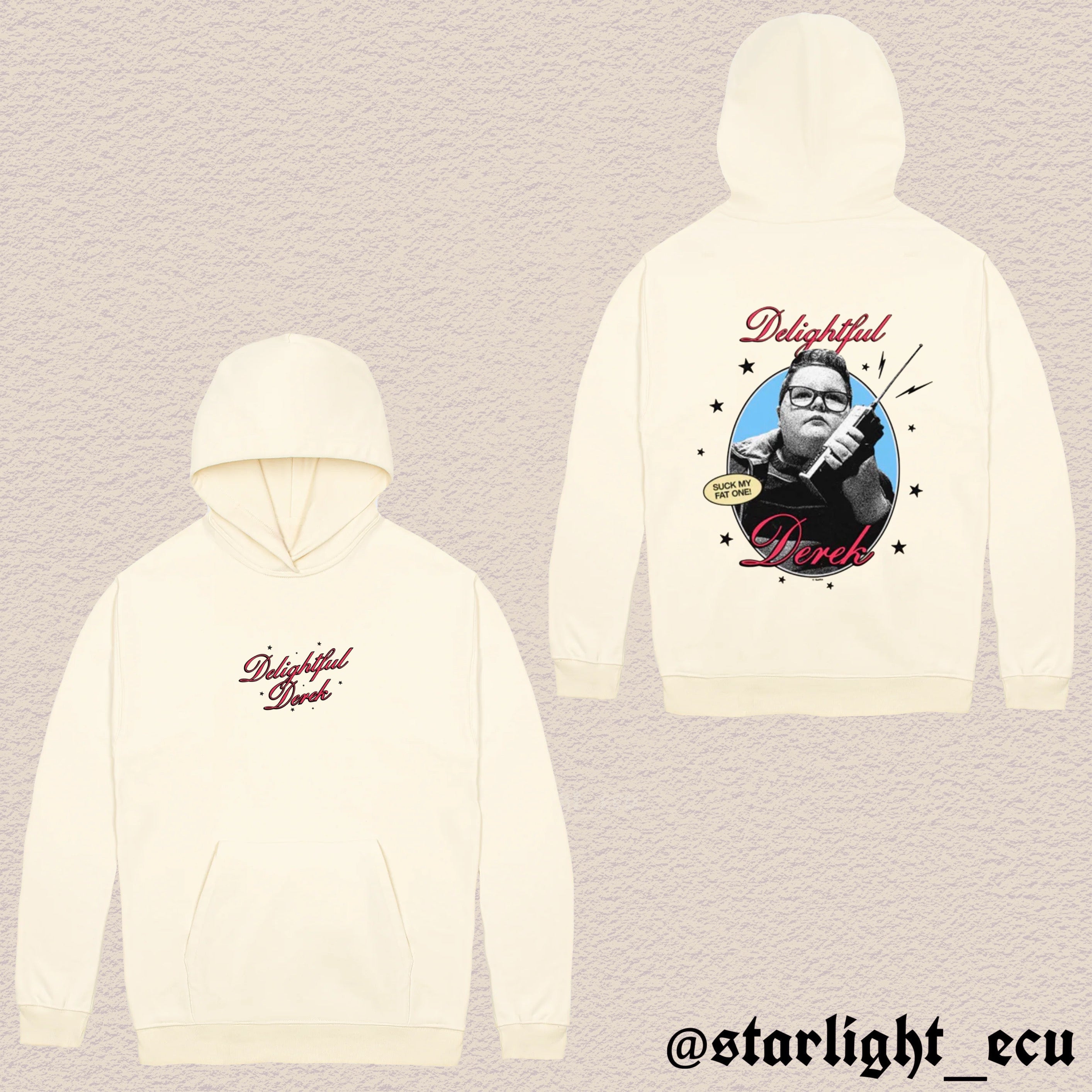 Hoodie delightful Dereck stranger things – Starlight Ecuador