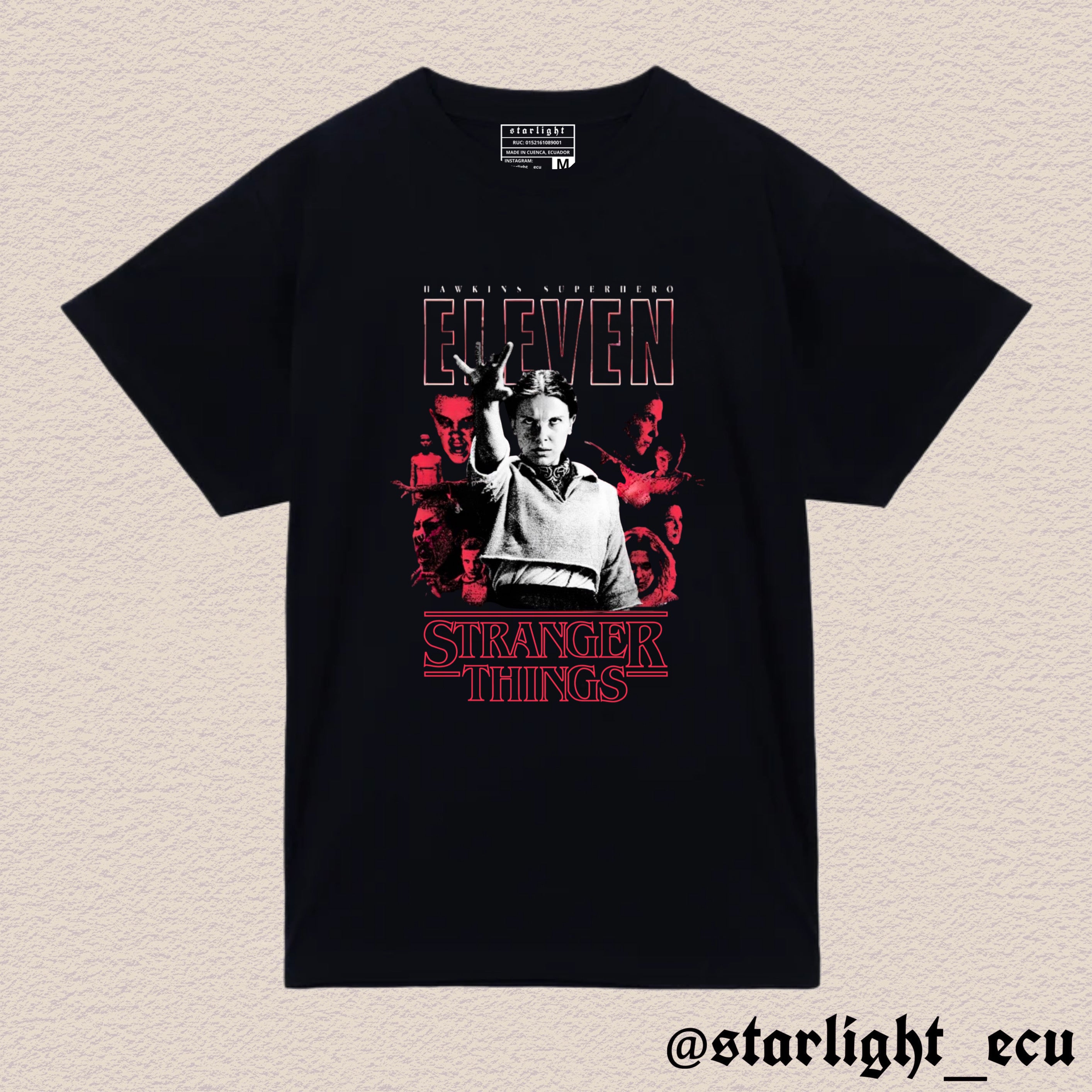 Camiseta eleven stranger things – Starlight Ecuador